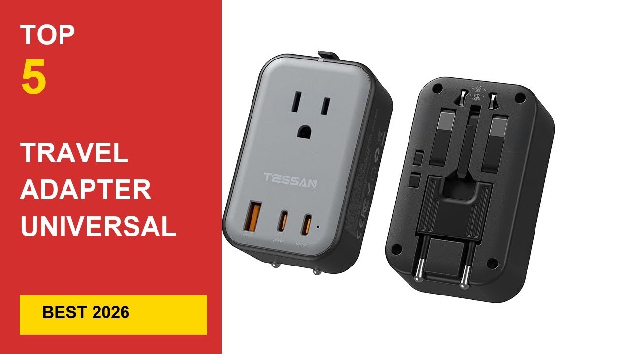 Best Travel Adapter Universal USB C – International Plug Adapters for ...