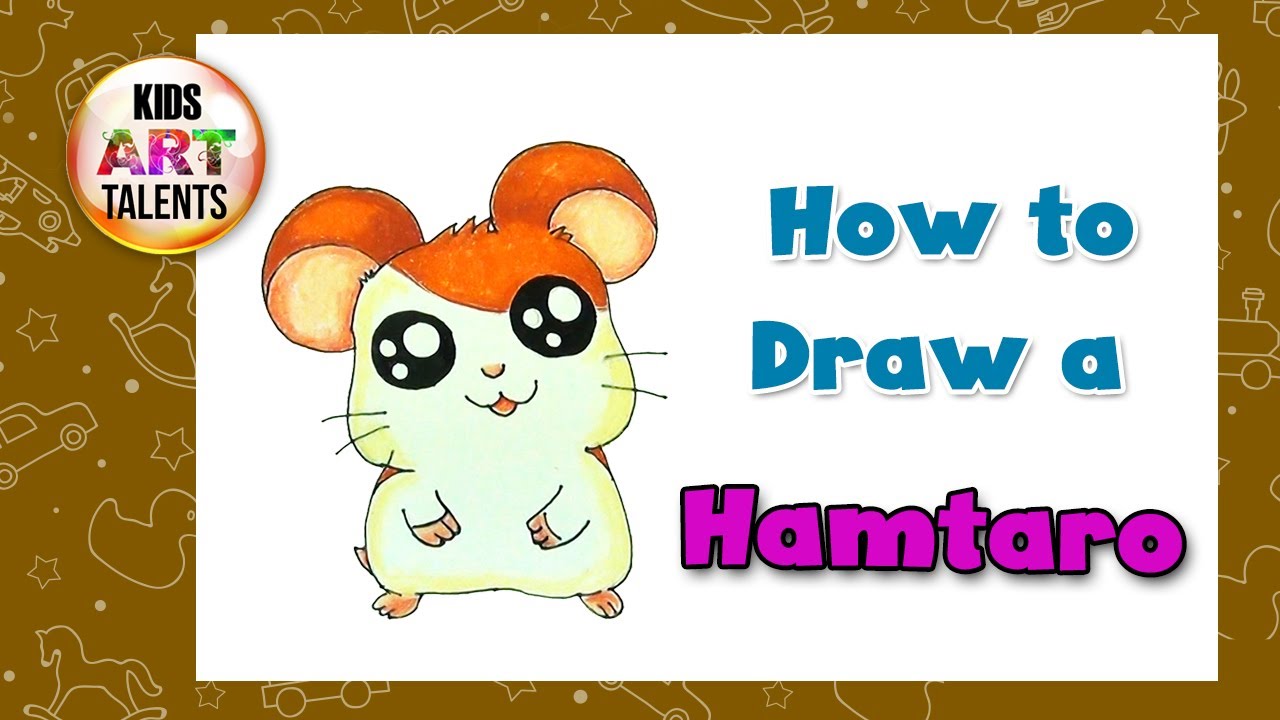 How to Draw a Hamtaro - YouTube