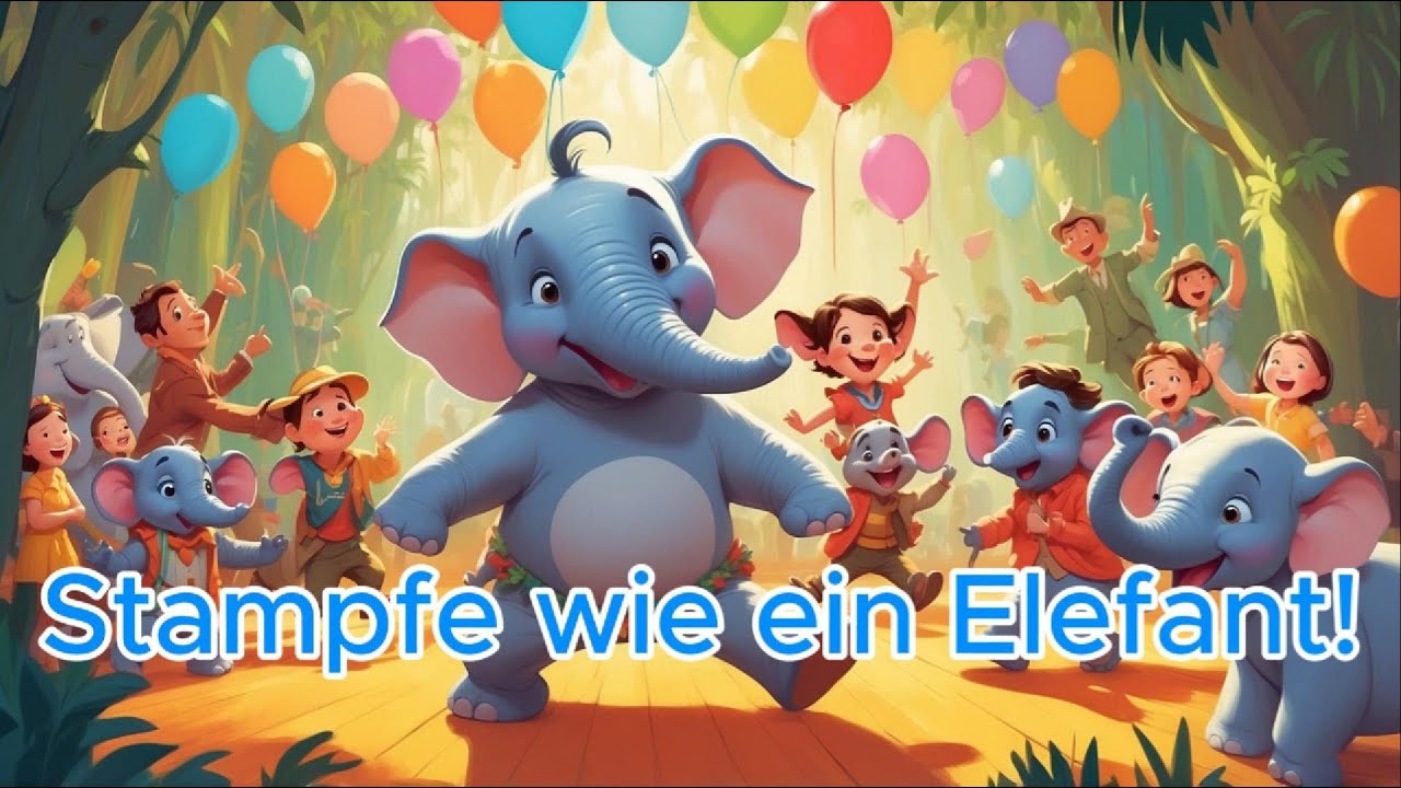 Stampfe wie ein Elefant - Rhythmus Racker - Kinderlied zum Mitsingen ...