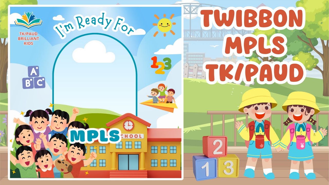 Cara Membuat Twibbon MPLS TK / PAUD di Canva - YouTube