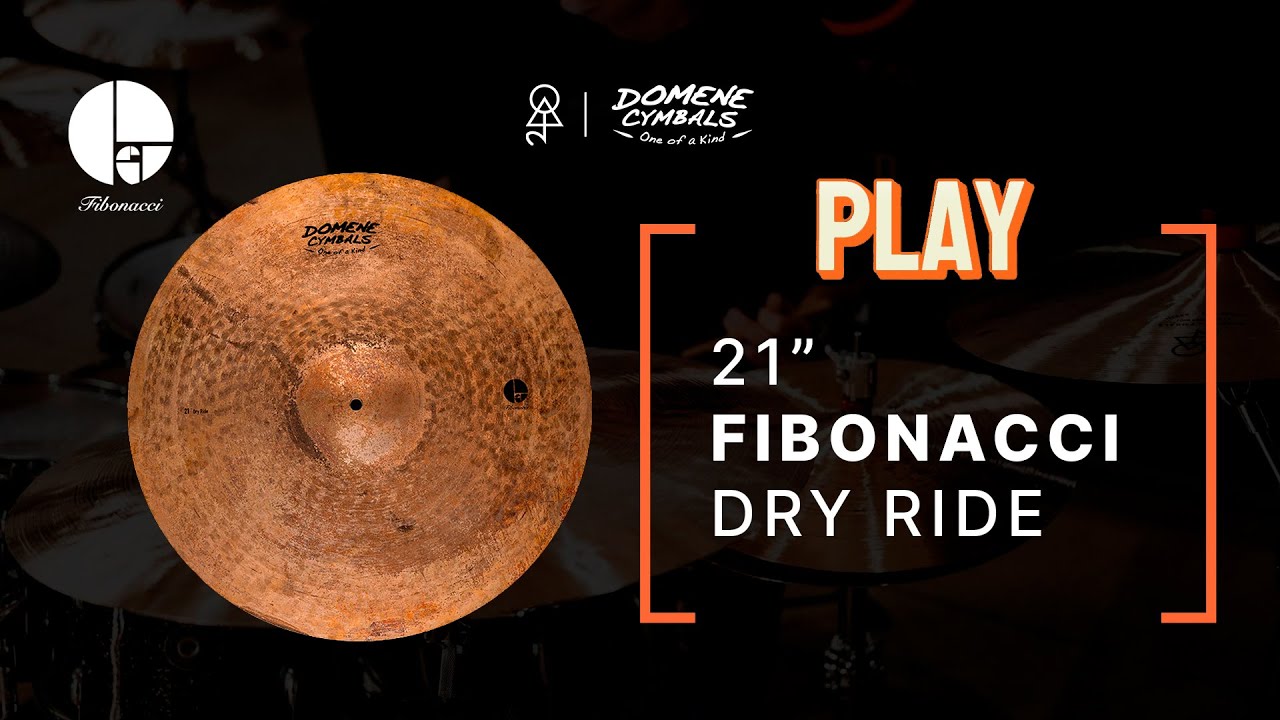 Domene Cymbals Fibonacci 21" Dry Ride - YouTube