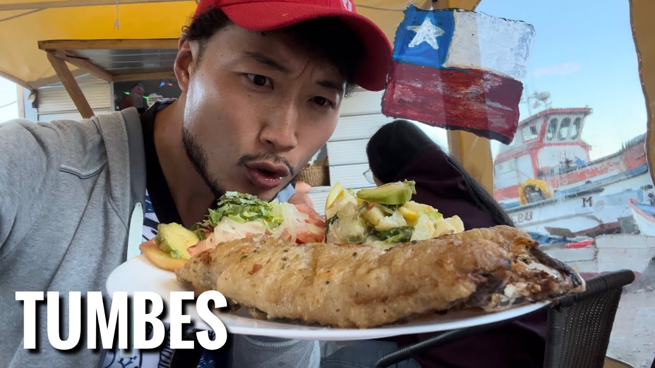 JAPONÉS prueba COMIDA CHILENA de MARISCOS en Chile 🇨🇱🐠 | Concepción ...