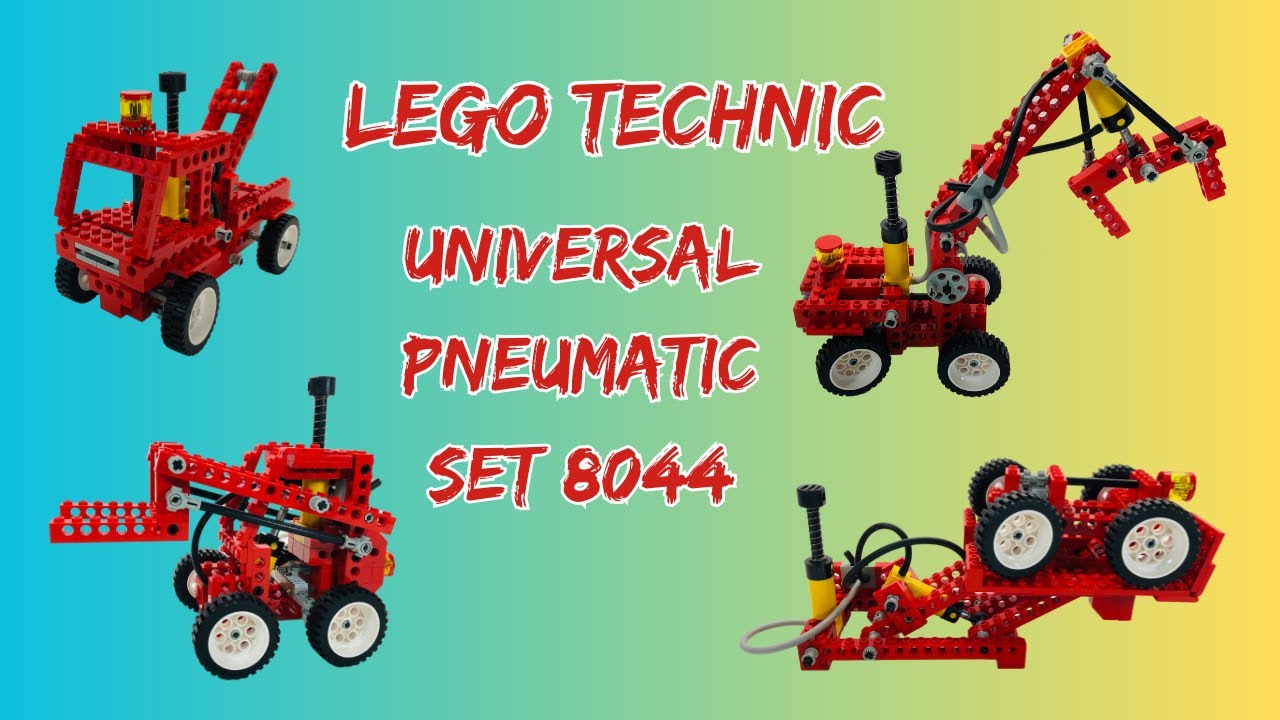 Lego Technic Build: Universal Pneumatic Set 8044 - YouTube