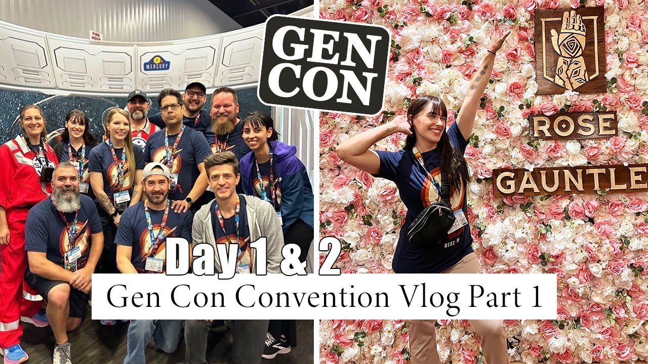 Gen Con Convention Vlog Part 1! | Day 1 & 2 - YouTube