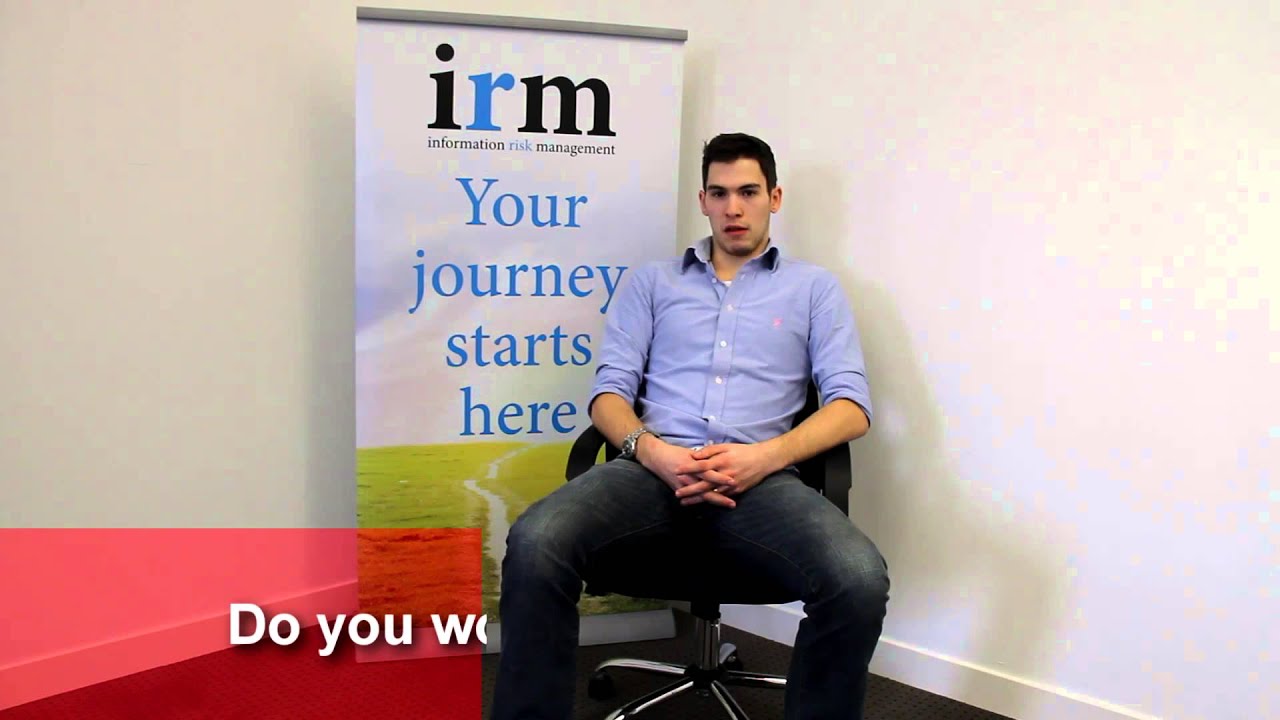 A day in the life of Daniel Cannon, security consultant at IRM - YouTube