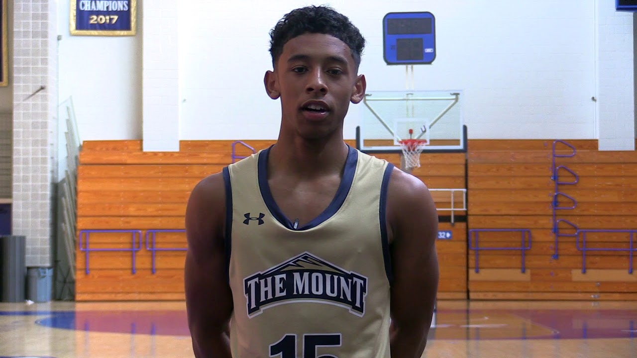 Mount St. Mary's Men's Basketball 2018 Player Introductions: Damian ...