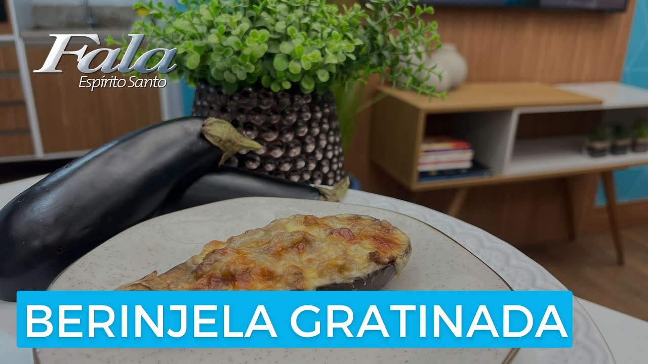 Pega leve: Chef Gisa Holtz prepara receita fit de berinjela gratinada ...