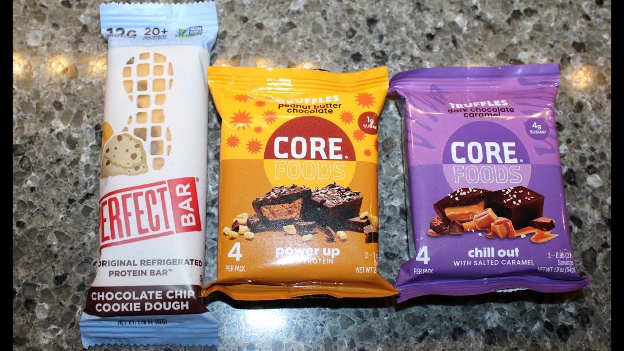 Perfect Bar Chocolate Chip Cookie Dough, Core Foods Truffles: PB ...