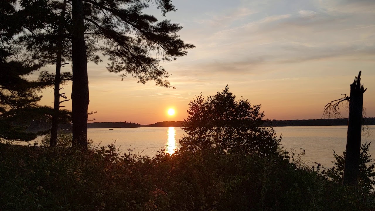 Sunset at Wellesley Island State Park - YouTube