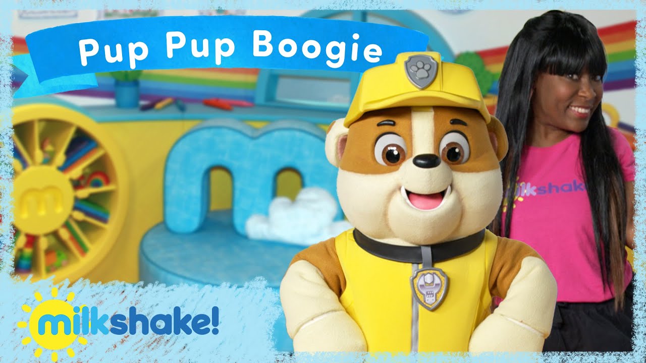 Milkshake! Studio Dances | Pup Pup Boogie | Kemi and Rubble - YouTube