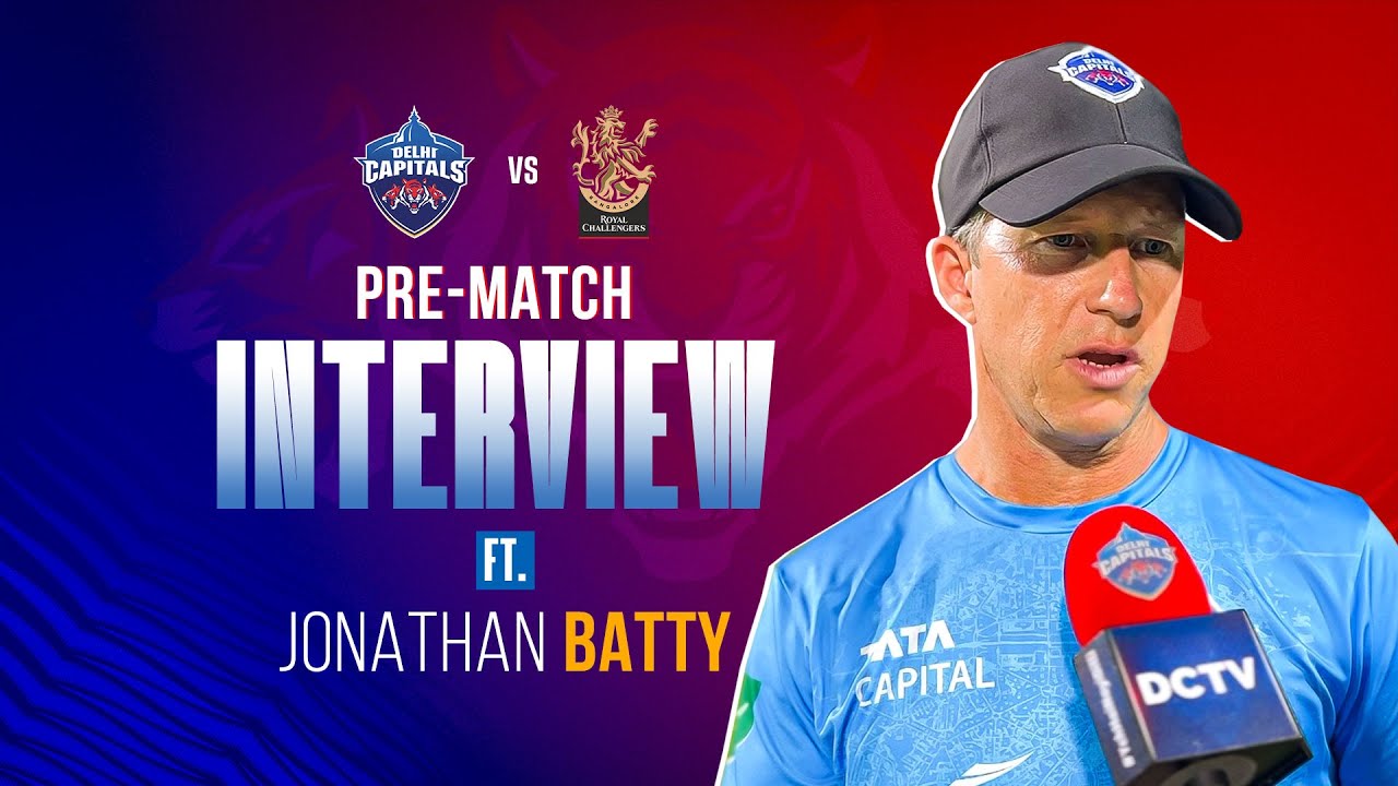 Post Match Interview ft. Jonathan Batty| #DCvRCB - YouTube