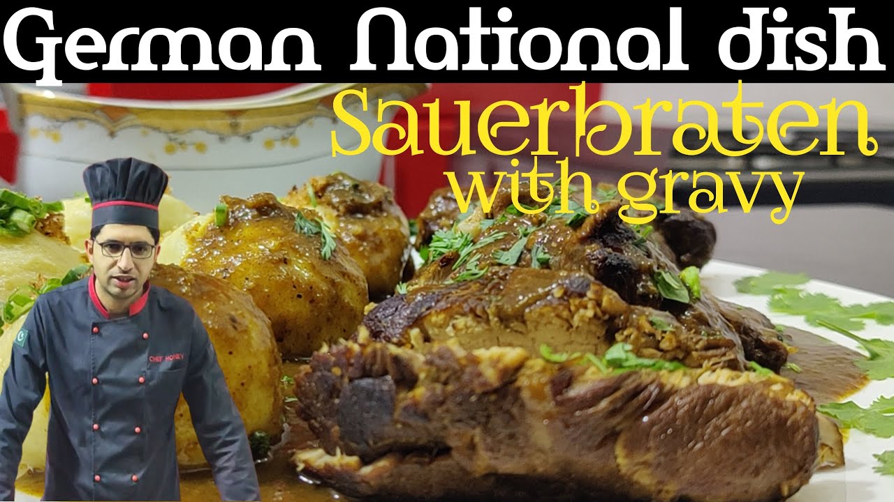 How To Make German Recipe Sauerbraten | Sour Beef | Sour Beef Roast ...