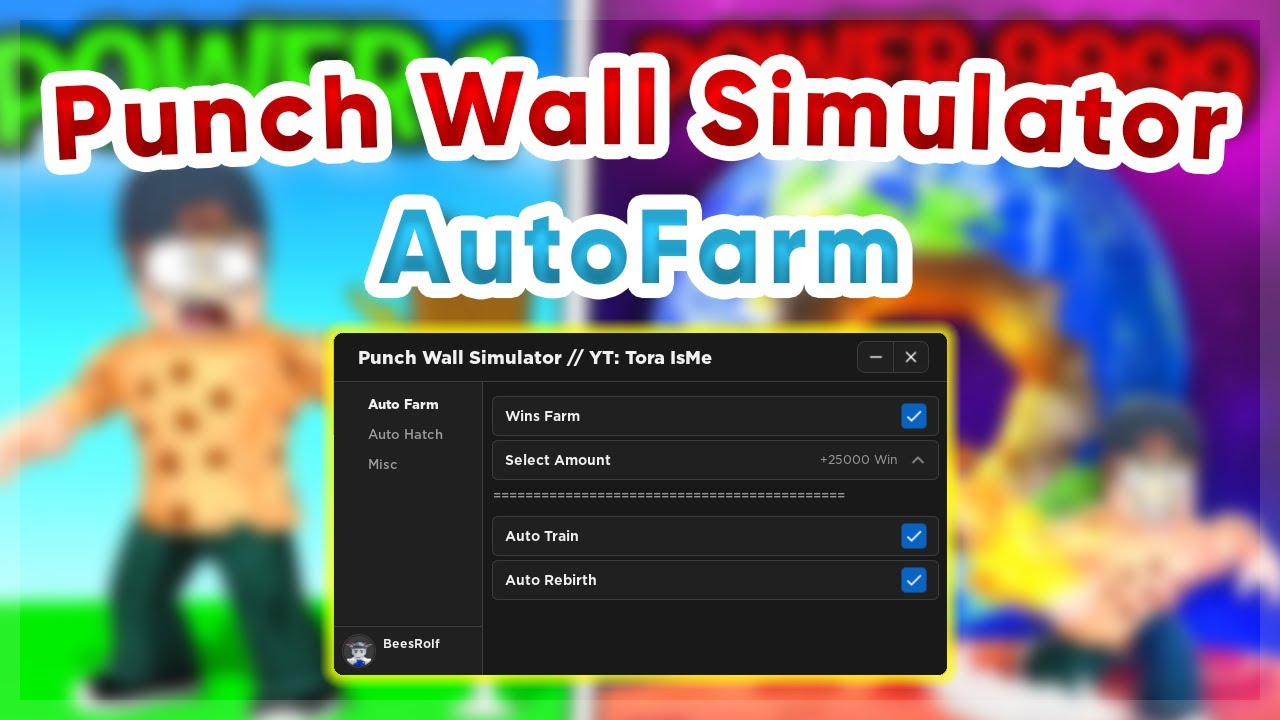 Punch Wall Simulator | Auto Win / Train Script | Pastebin - YouTube