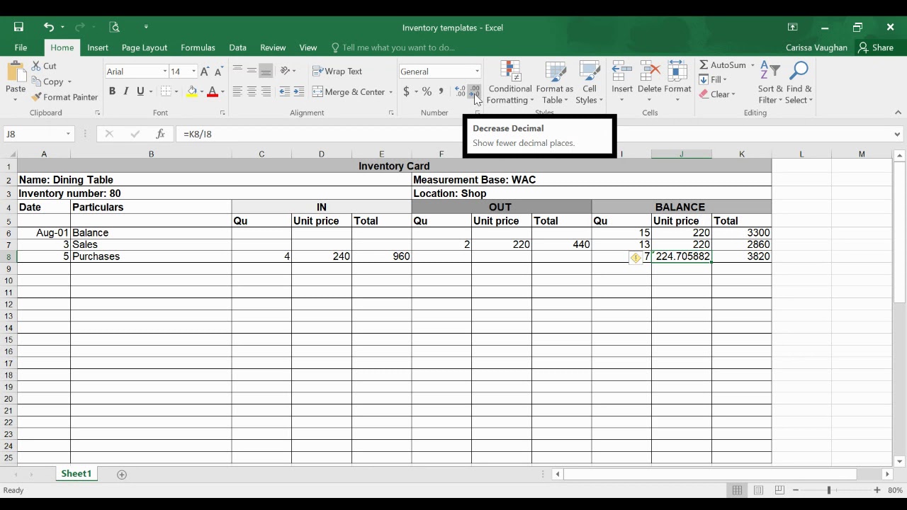 WAC inventory card - YouTube