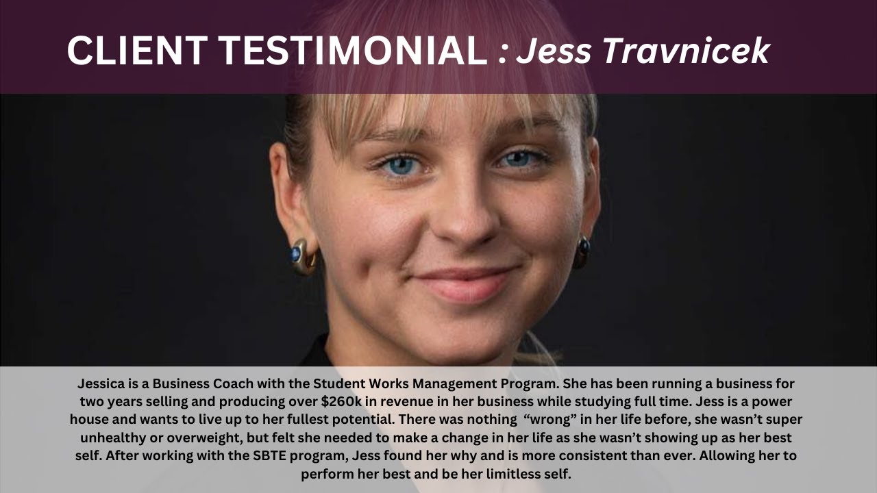 Jess testimonial - YouTube