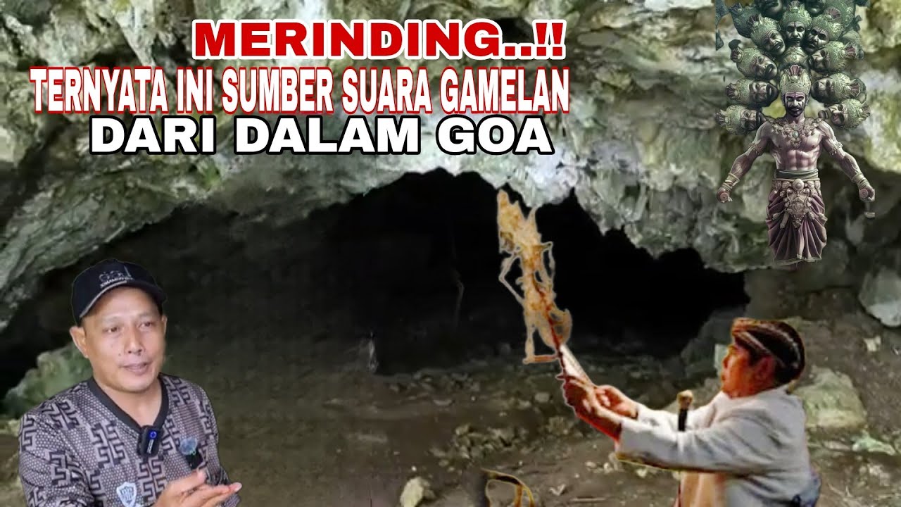 Merinding.!! bertemu langsung dengan dalang wayang ghaib dalam goa di ...