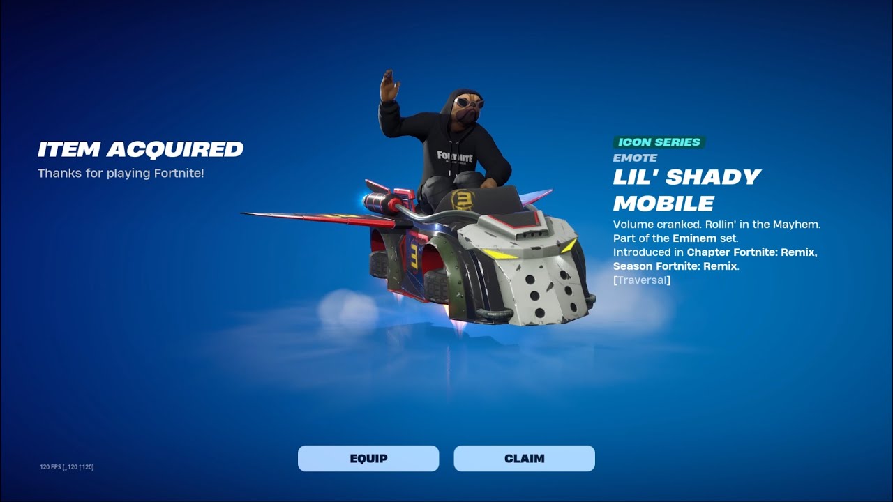 Buying the Lil’ Shady Mobile emote in Fortnite! - YouTube