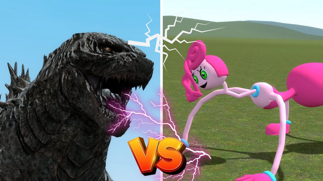 MOMMY LONG LEGS VS GODZILLA - GODZILLA SURROUNDED BY MOMMY LONG LEGS ...