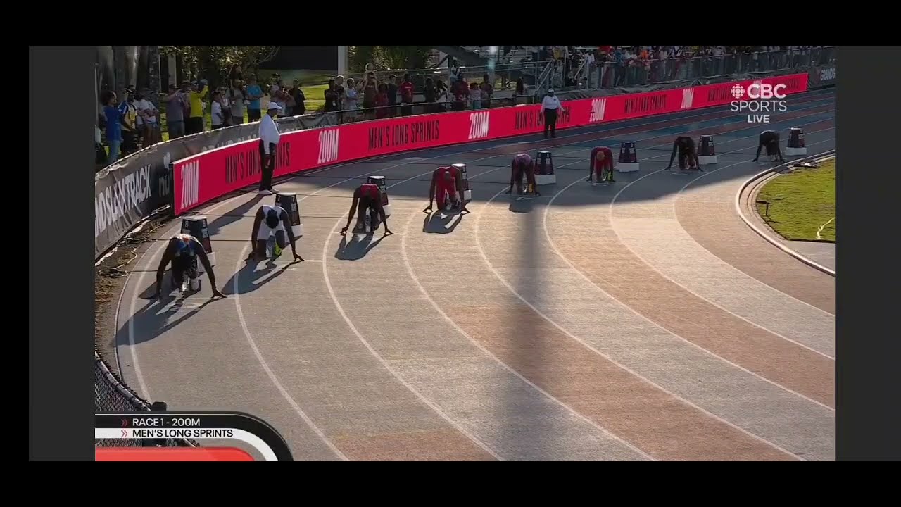 Men's 200m sprint Grand Slam Track Miami 19.86 WL +1.7 - YouTube