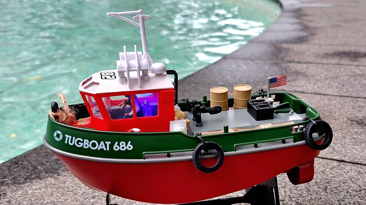 TYXIN no686. RC Mini Tugboat - YouTube