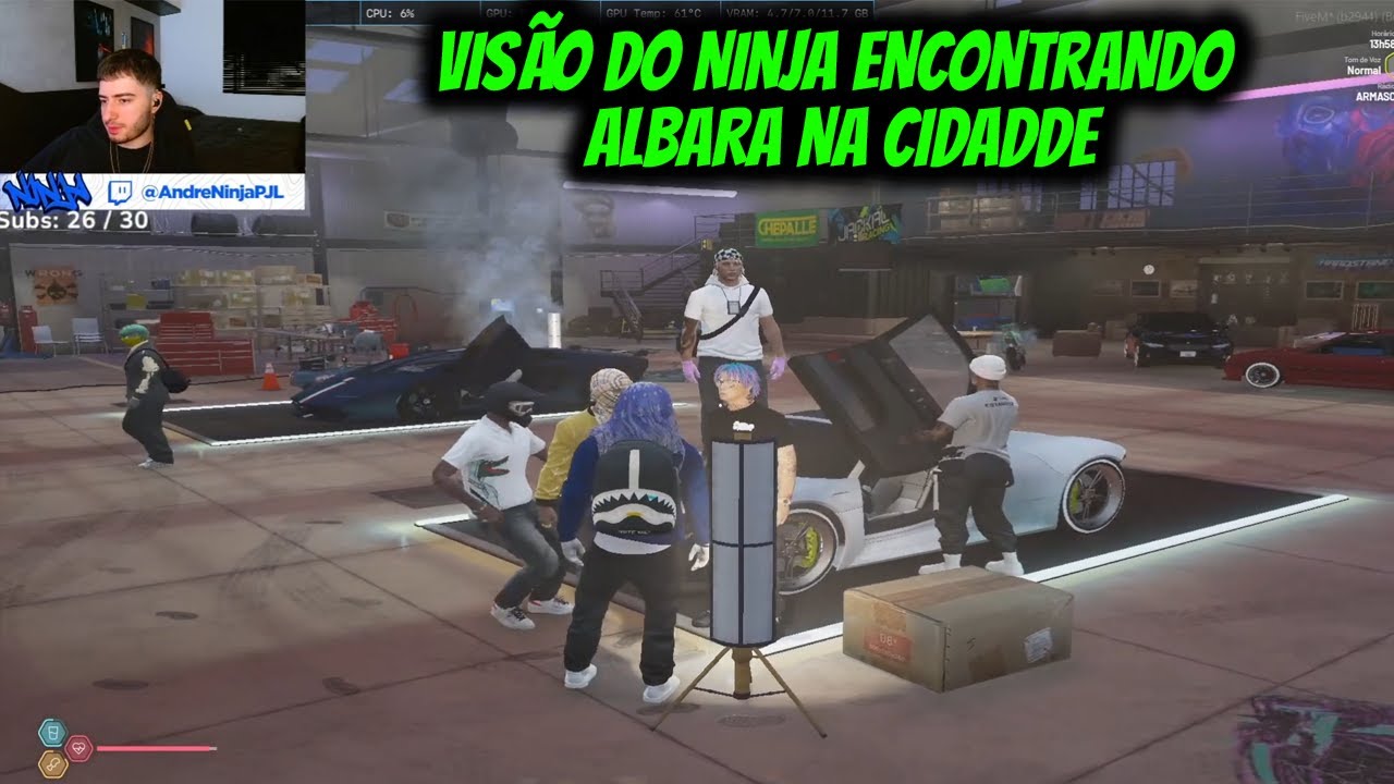 VISÃO DO NINJA ENCONTRANDO ALBARA NA CIDADDE - YouTube