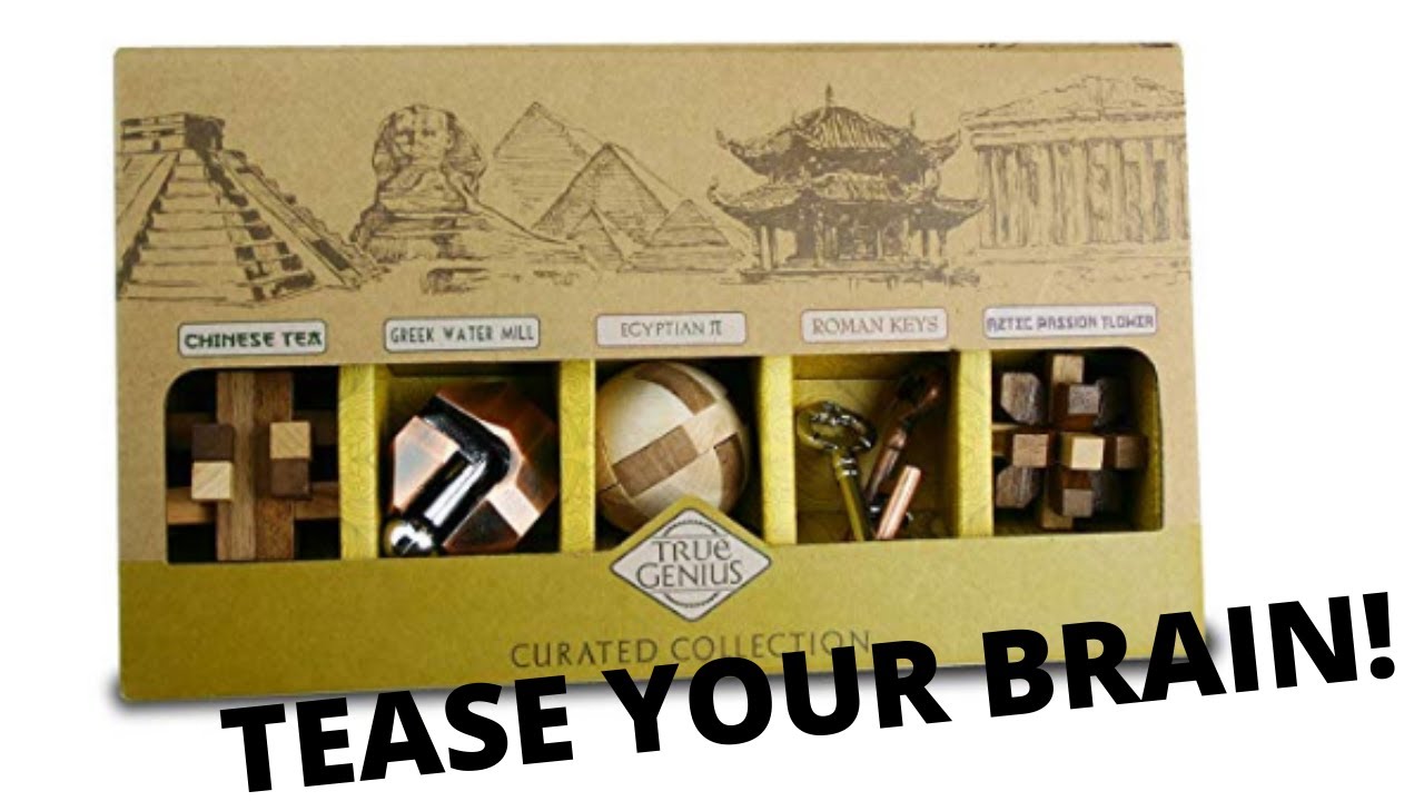 TRUE GENIUS Curated Collection Puzzles Set is a fun, high quality GIFT ...