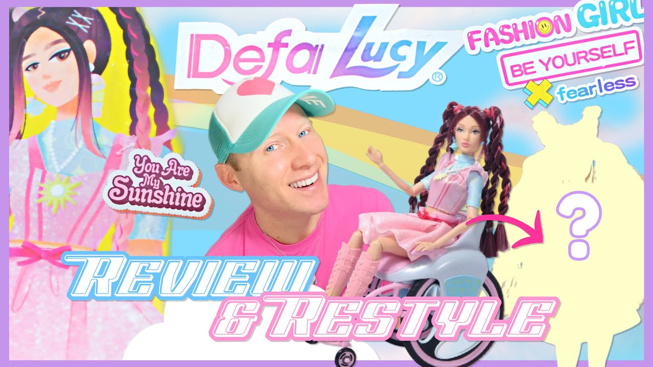 Defa Lucy Wheelchair using Doll! 💛 REVIEW & RESTYLE (Barbie ...