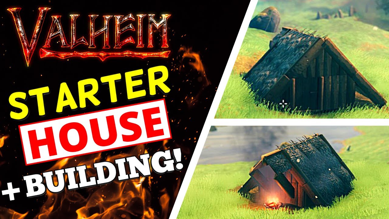 Valheim Starter HOUSE - How To SLEEP on Day 1! - YouTube