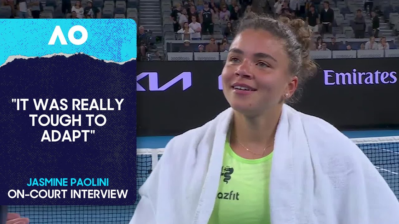 Jasmine Paolini On-Court Interview | Australian Open 2026 Second Round ...