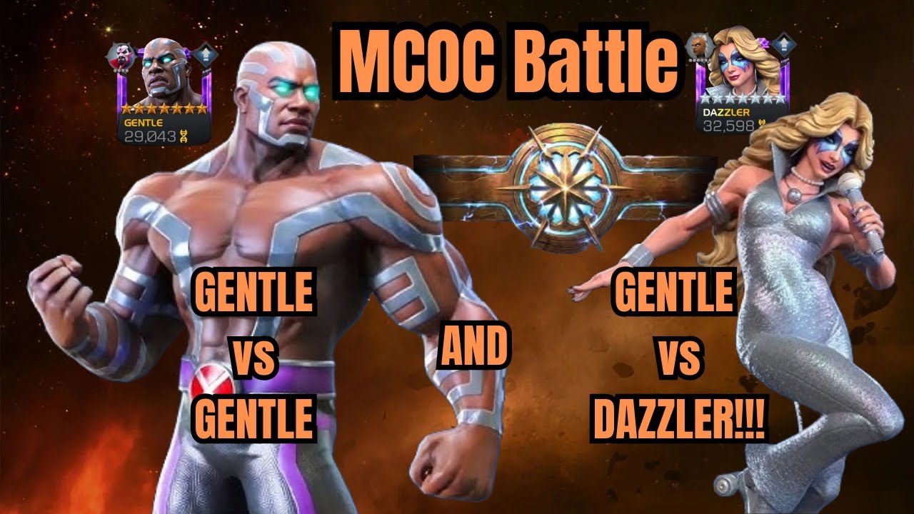 MCOC: Fred's Questions Answered - Gentle vs Gentle and Gentle vs ...