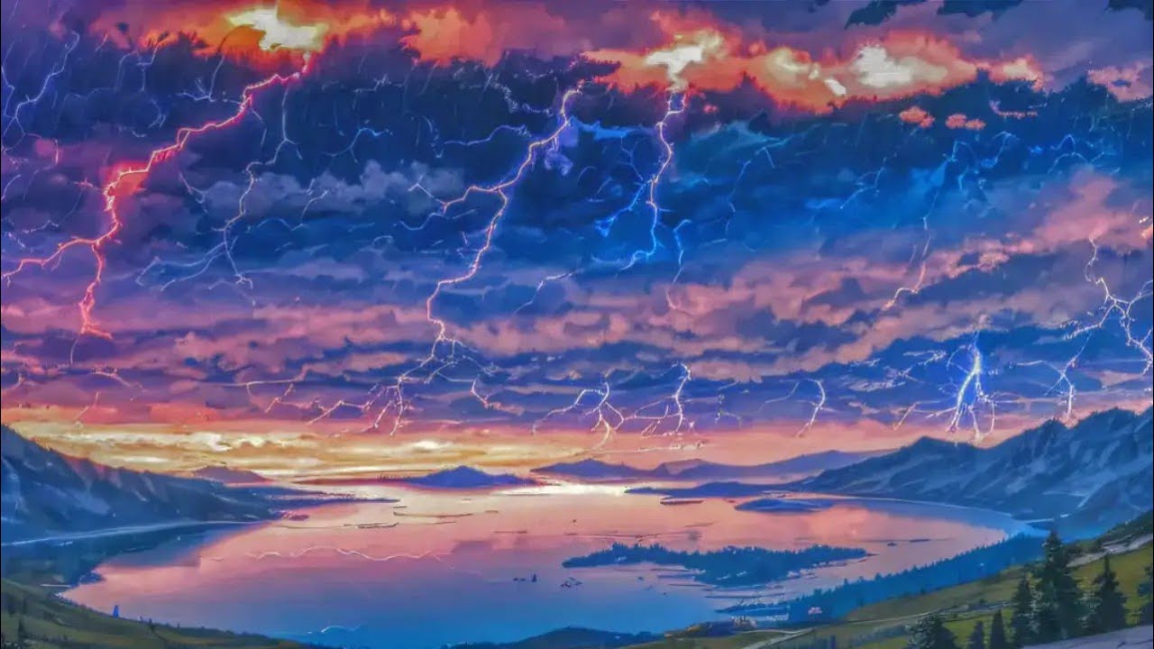 RAIOS CAINDO EM DIVERSOS LUGARES - RAYS FALLING IN SEVERAL PLACES - YouTube