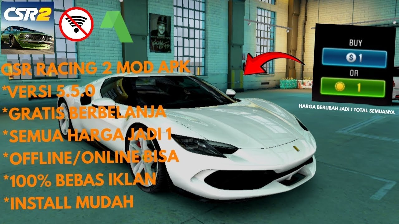 GRAFIK DAN TAMPILAN LEBIH BAGUS!! - CSR Racing 2 Mod Apk Showcase #4 ...