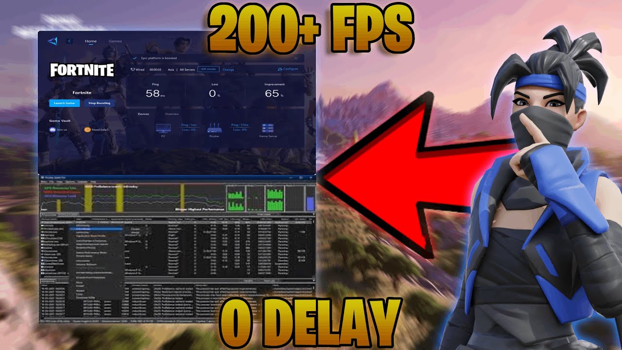 The Complete Guide To Get 0 PING and 1000 FPS In Fortnite Chapter 5! (0 ...