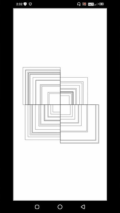 Python turtle + random = patterns | Squares | Pydroid3 - YouTube