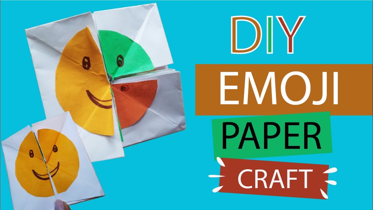 How to Make Emoji with Paper? | Paper Emoji Craft | DIY Crafts ...