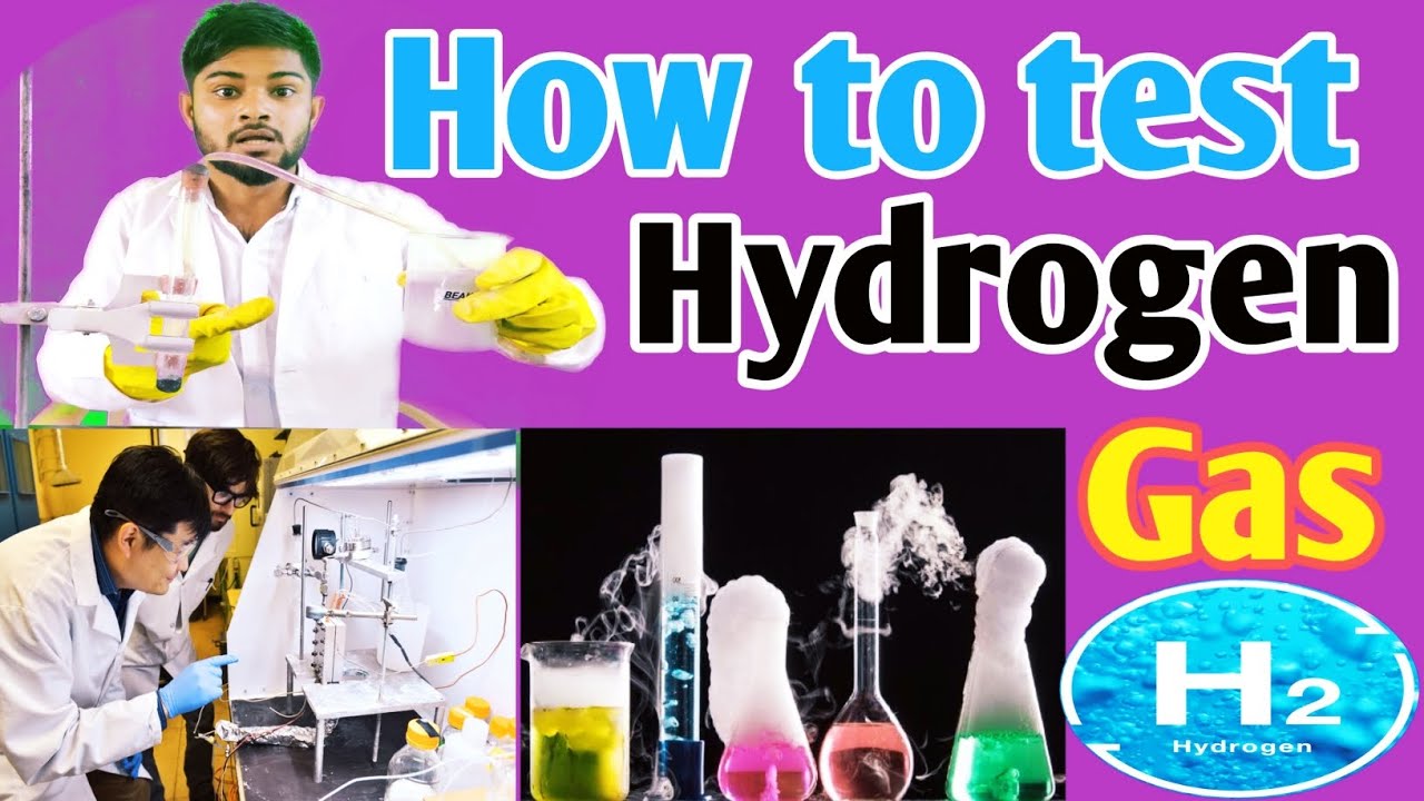 Easy way to test Hydrogen gas⛽⛽ // #h2 #trending #gas #hydrogen # ...