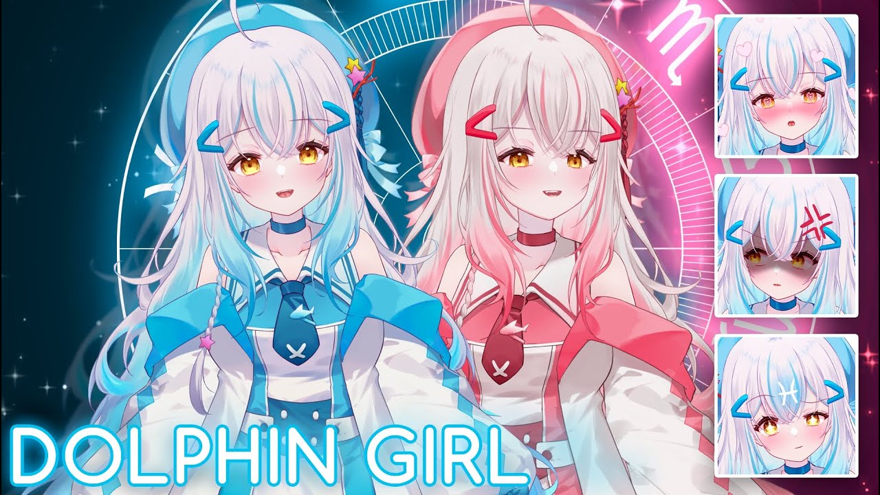 【Live2D Showcase】イルカ Dolphin Girl【VTuber】 - YouTube