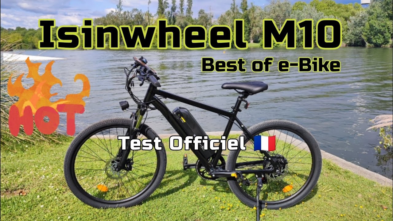 Test Officiel: Isinwheel M10 Vitesse Maxi et Autonomie e-Bike - YouTube