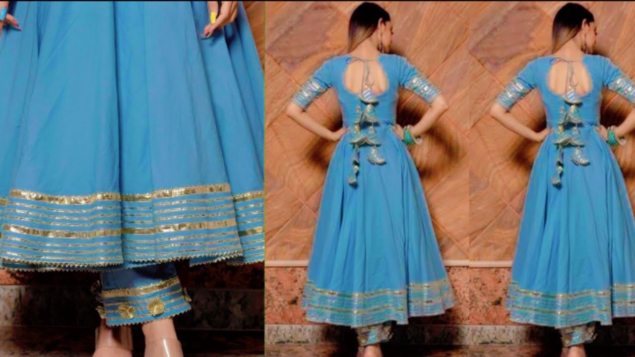 Gota Patti work frock design 🥀 hand stitching handmade beautiful outfit ...