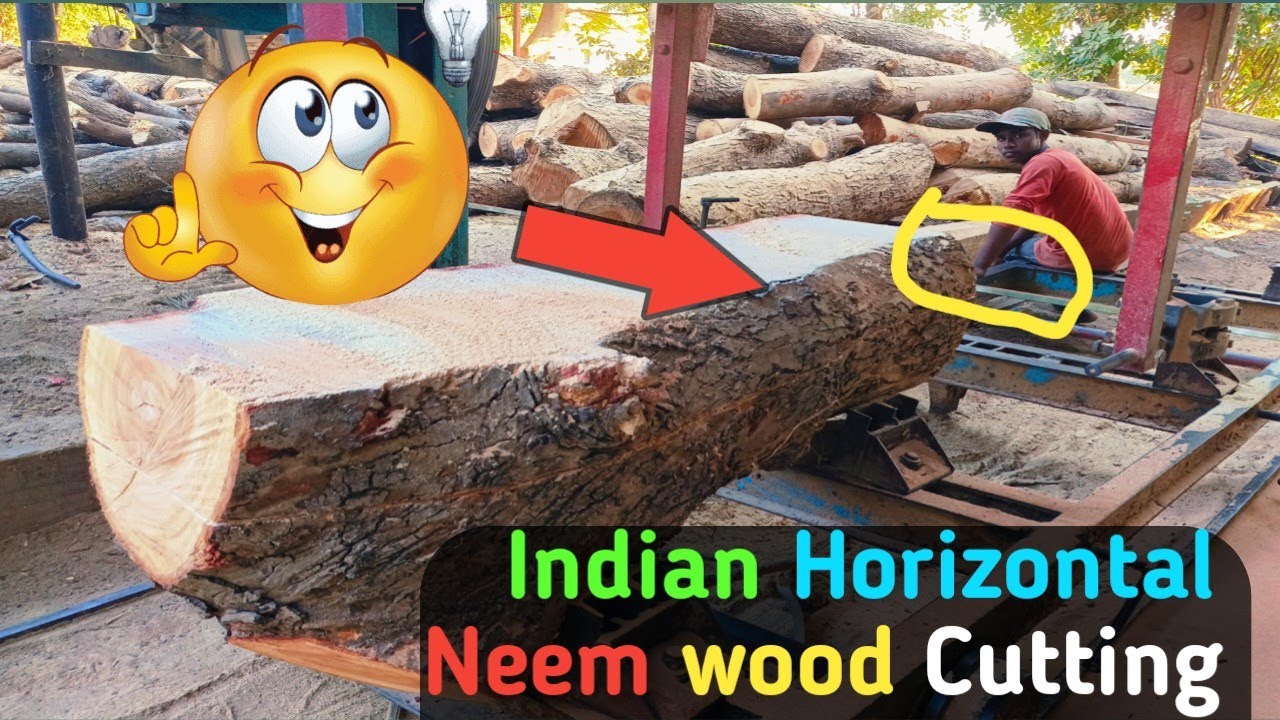 Indian sawmill Skills Woodworking worker || How to make a wood cutting ...