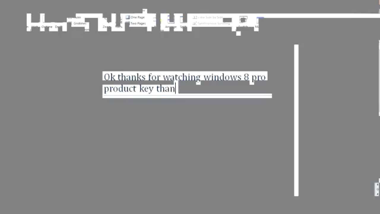 windows 8 pro product key - YouTube