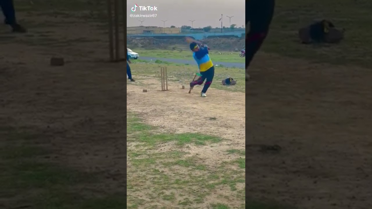 One foot man playing cricket so well TikTok #shorts - YouTube