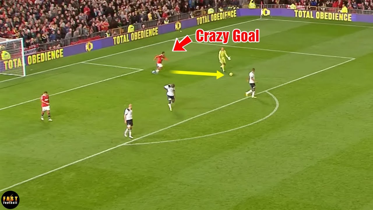 50 Crazy Goals in Football - YouTube