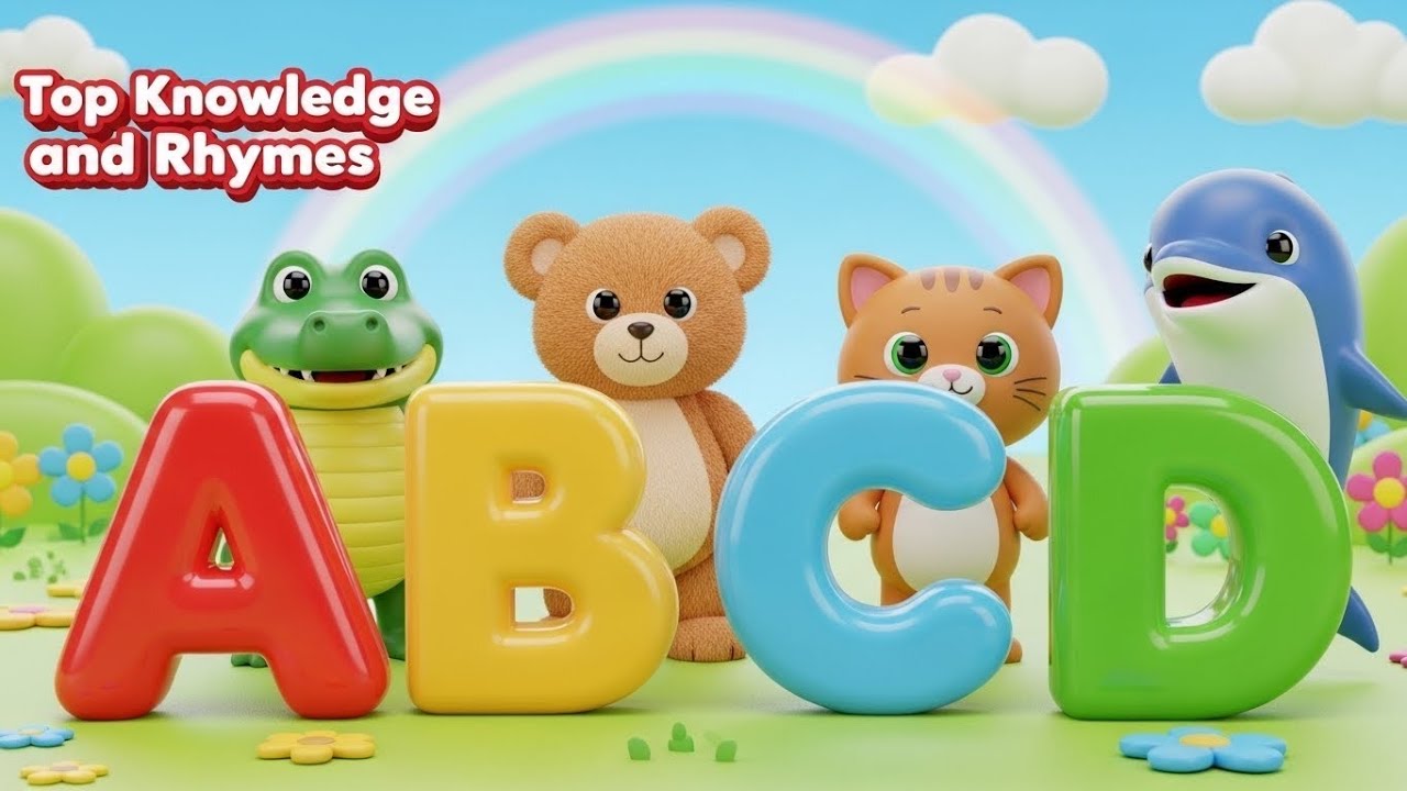 ABCD Animals Song | Fun Alphabet Learning for Kids | Top Knowledge and ...
