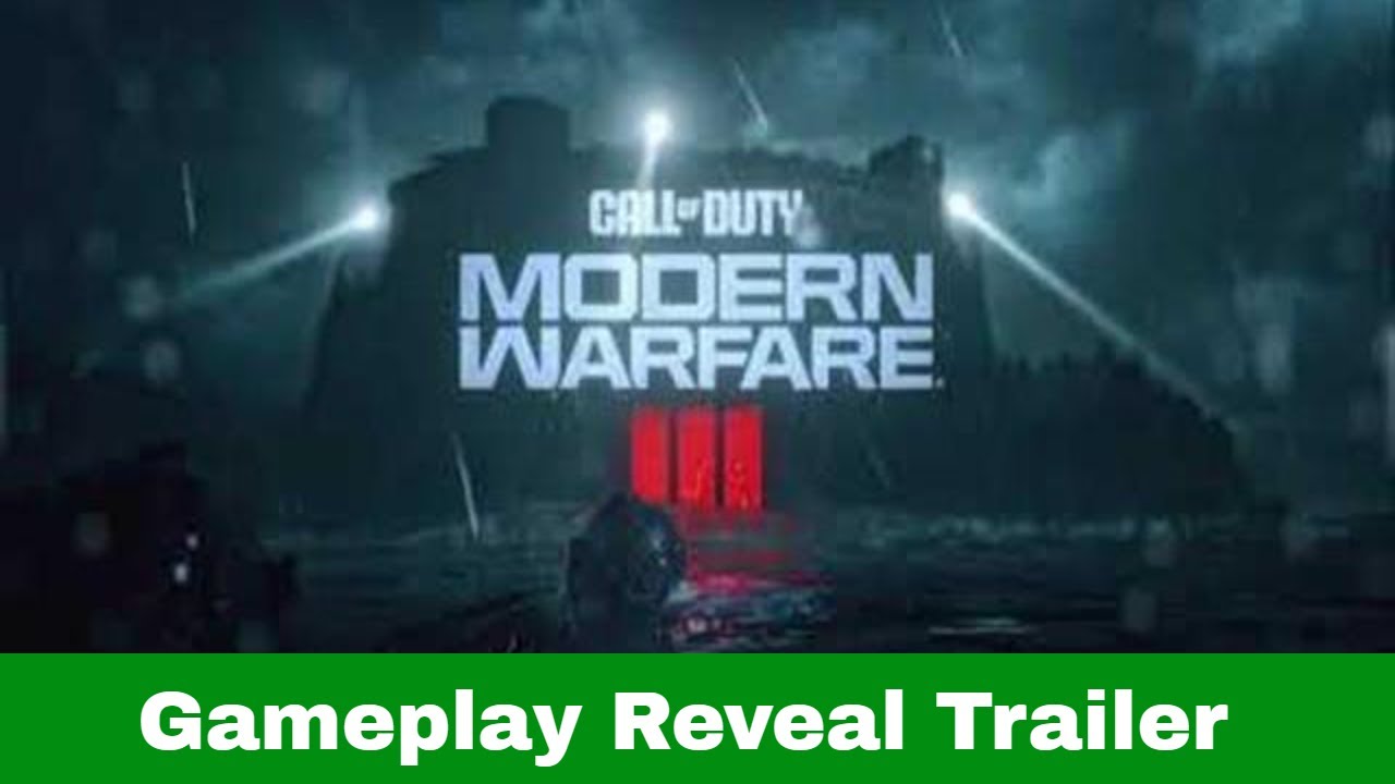Call of Duty: Modern Warfare 3 Gameplay Reveal Trailer | 2023 - YouTube