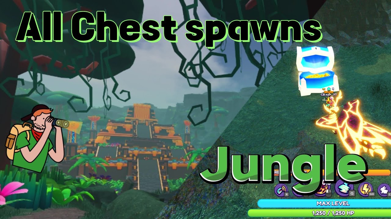 🐯All Chest Spawns in JUNGLE🐯 {Dragon Adventures} ROBLOX - YouTube