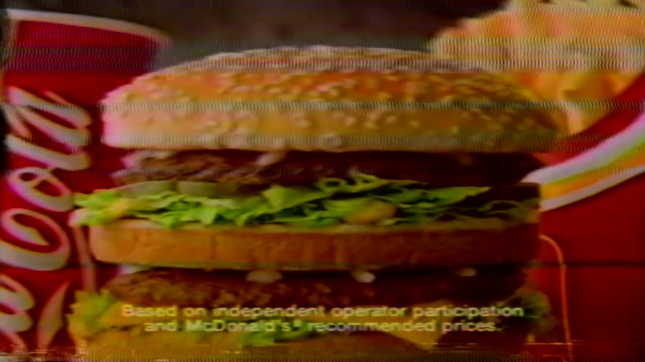 1991 McDonald's commercial 2 - YouTube