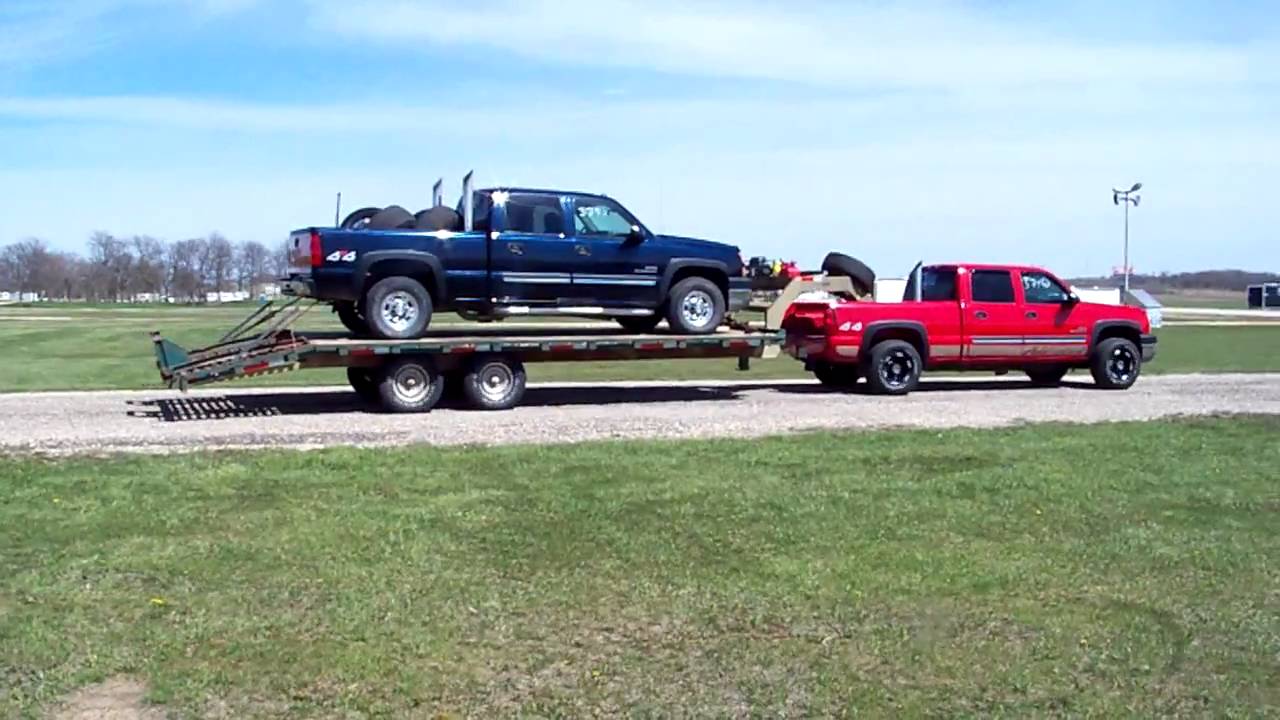 11 second truck towing - YouTube