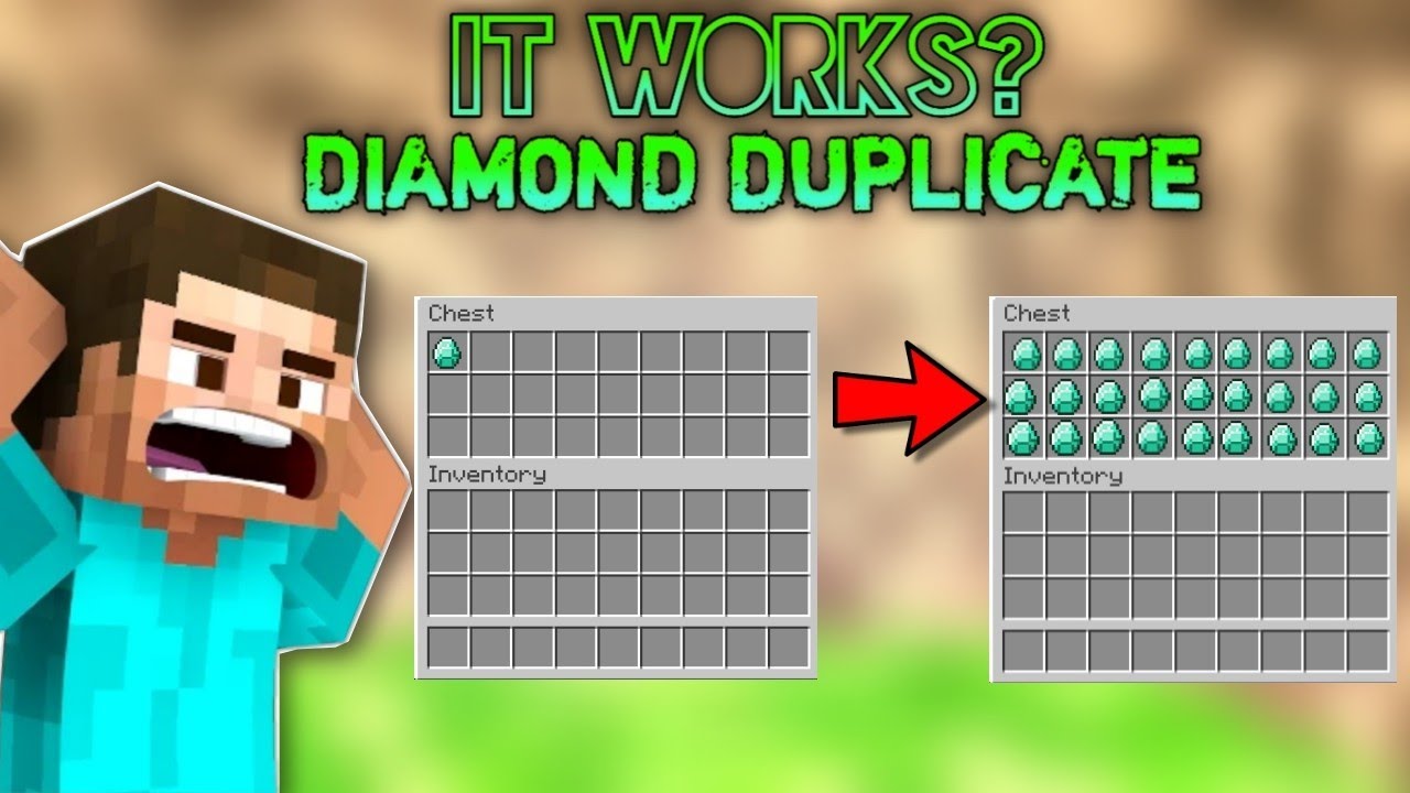 Minecraft duplication glitch #minecraftglitch #minecraft - YouTube
