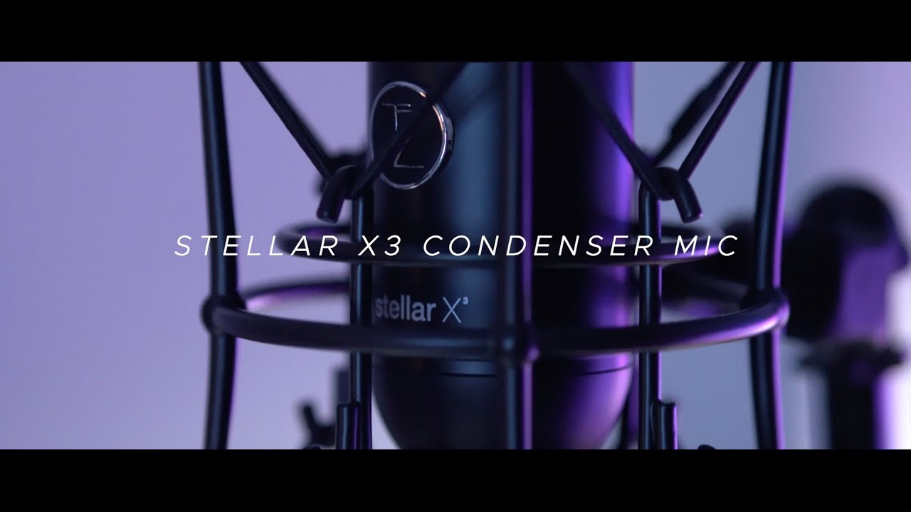 TZ Audio Stellar X3 Condenser Microphone - Vocal Recording - YouTube